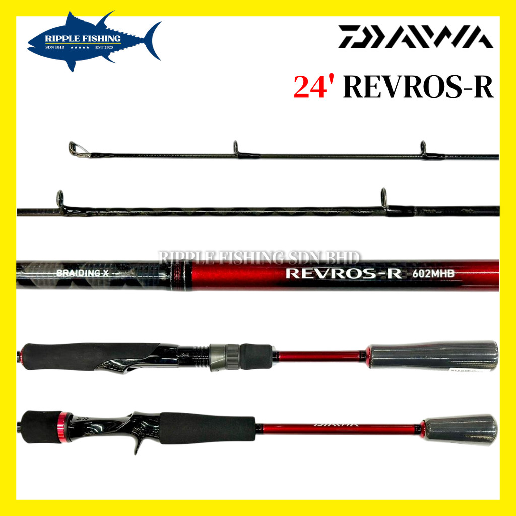 2024 DAIWA fishing rod REVROS-R Spinning / Baitcasting Fishing Rod ...