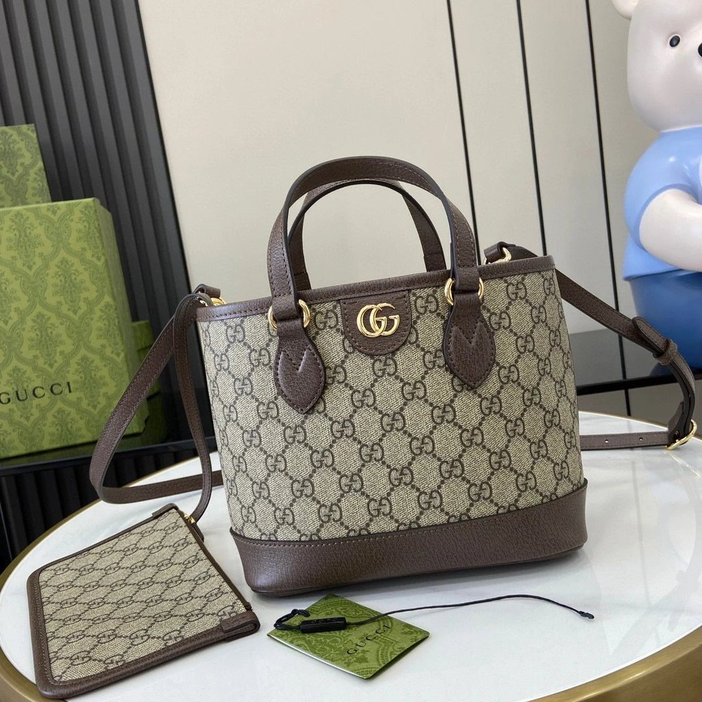 Gucci 24 New Style Ophidia Series Mini Tote Bag Vegetable Basket ...