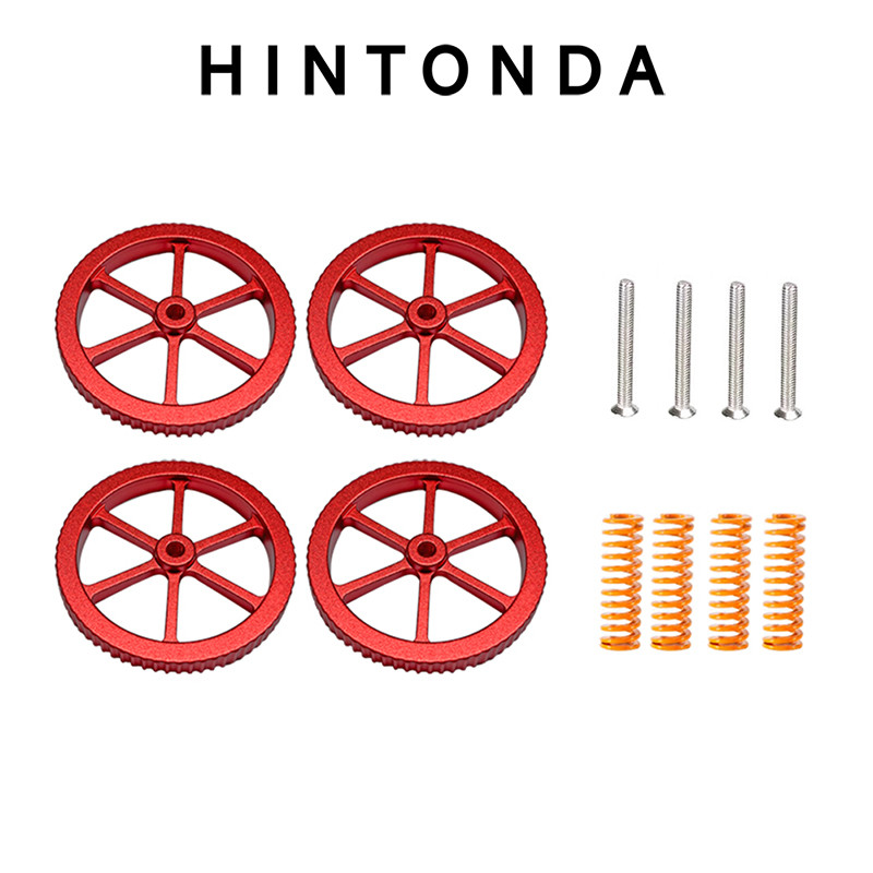 CR10 Hand Screw Adjustment Flat Nut Set M4 Metal Upgraded Hot Bed ...