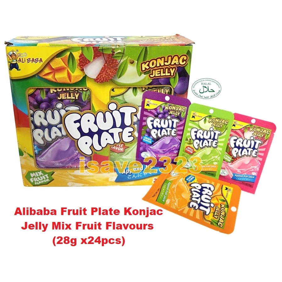 Alibaba Fruit Plate Konjac Jelly (28g x 24pcs) - Mix Fruit | Shopee ...