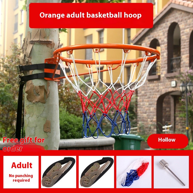 Basketball hoop - Wall-mounted outdoor and indoor basketball ring ...