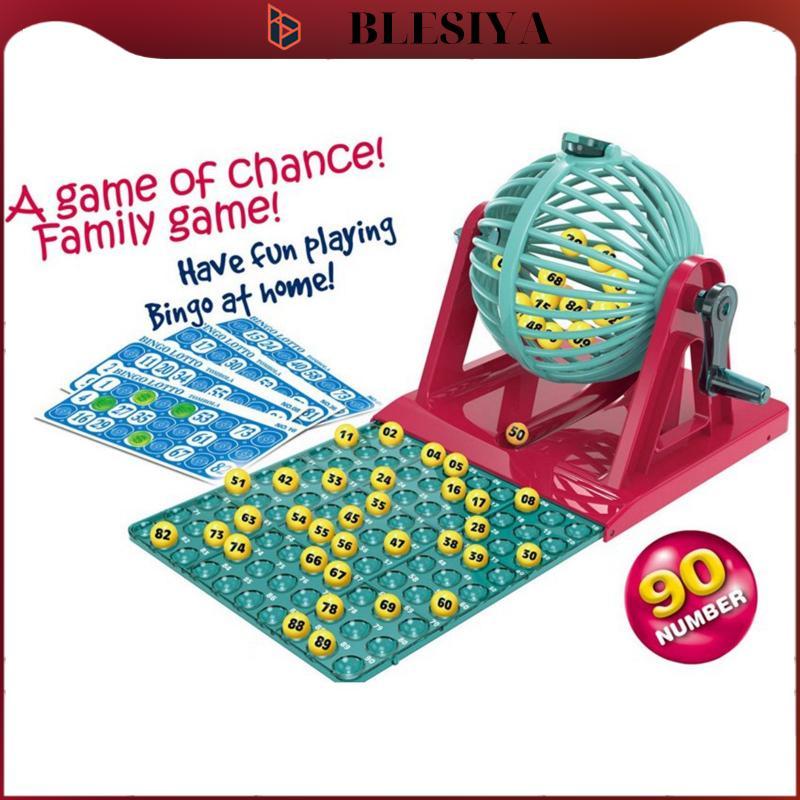 [KoolsooaeMY] Bingo Game Set Family Board Games Traditional Hand Crank ...