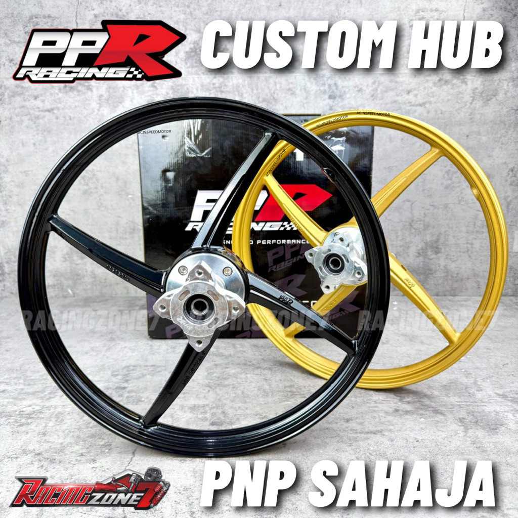 PPR RACING R43 SPORT RIM Y15ZR CUSTOM HUB CNC ALLOY/ 4 Batang Rim ...