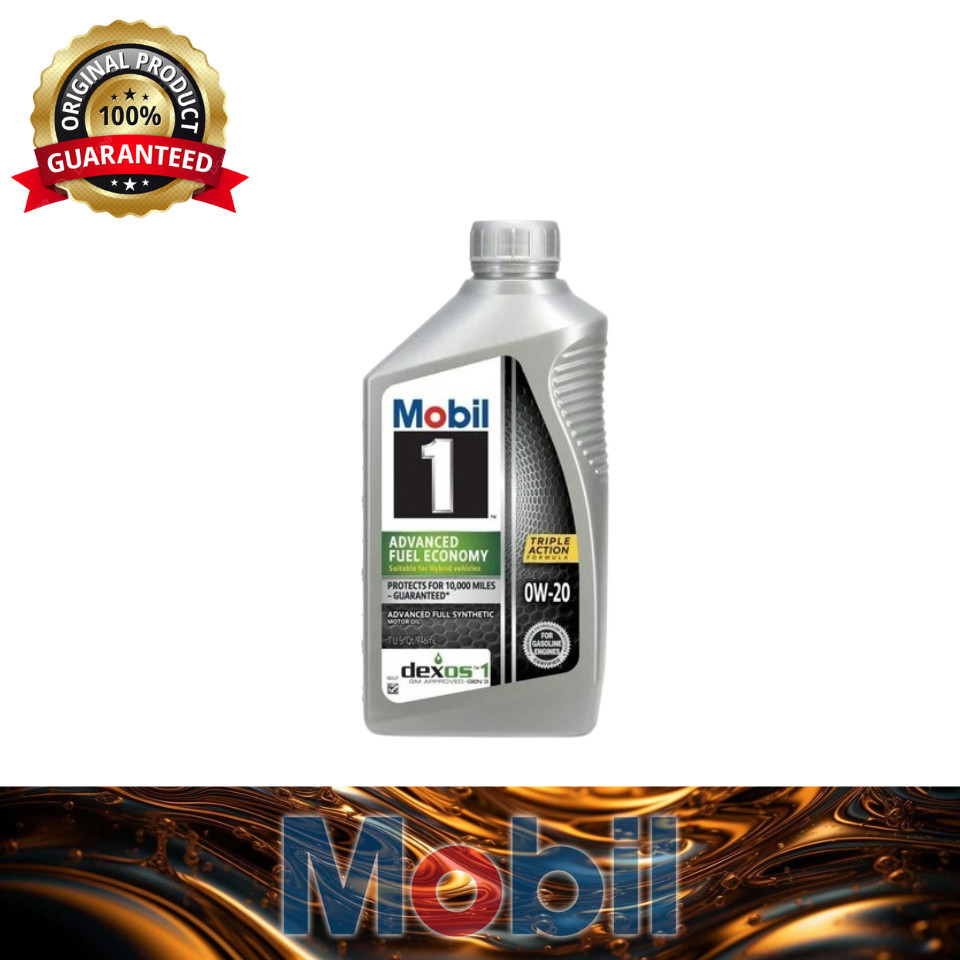 Mobil 1 0W20 Advanced Fuel Economy Sintetik Penuh Minyak Enjin 1L ...