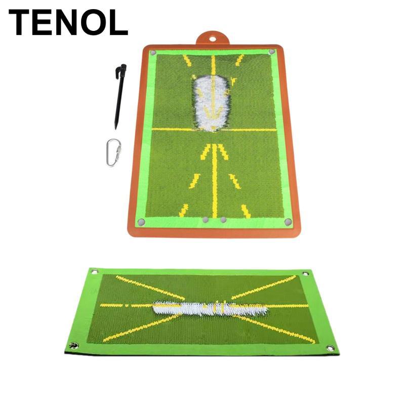 TENOL Golf Hitting Mat Golf Training Mat Golf Swing Mat Batting Pad ...