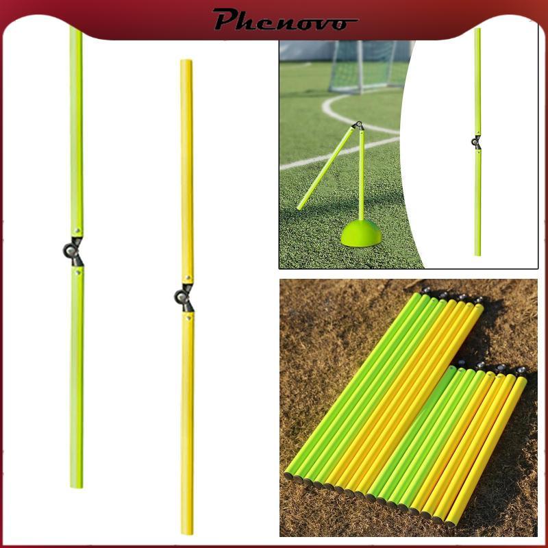 [Phenovo] Soccer Training Pole Foldable Barrier Marking Pole Training ...
