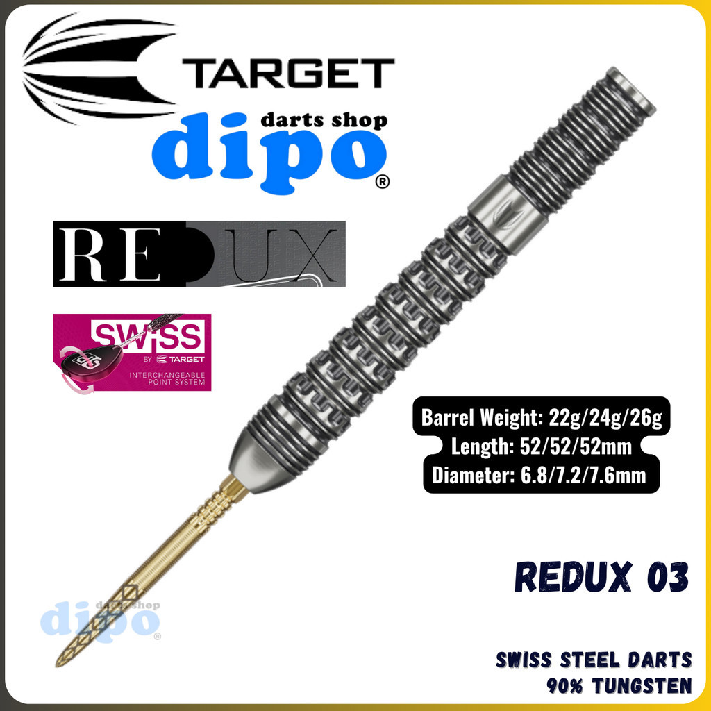 TARGET REDUX 03 - TARGET Swiss Steel Darts | Shopee Malaysia