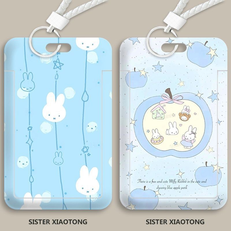 Miffy Miffy Card Holder Student Slide Food Card Bus Card Water Card ins ...