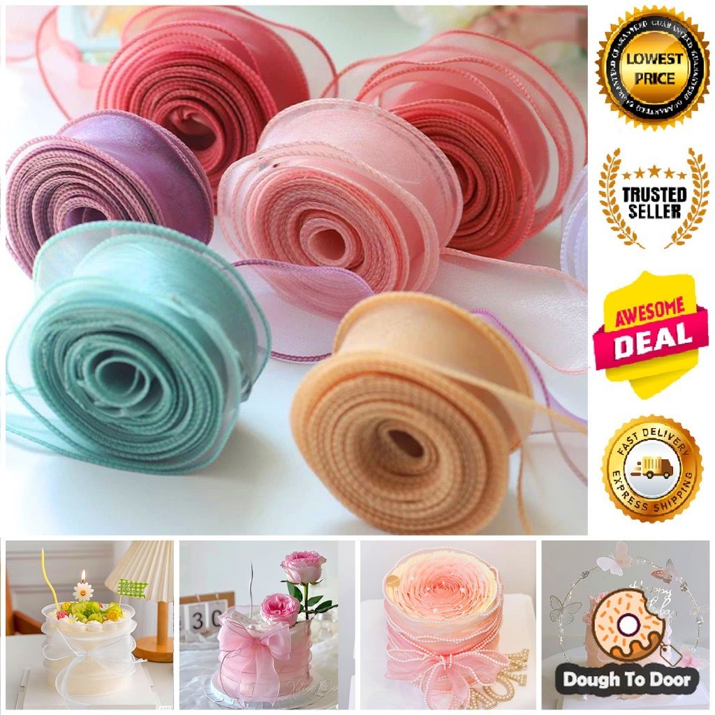 Silky Ribbon Reben Riben Gift Satin Organza Mermaid Flower Bouquet ...