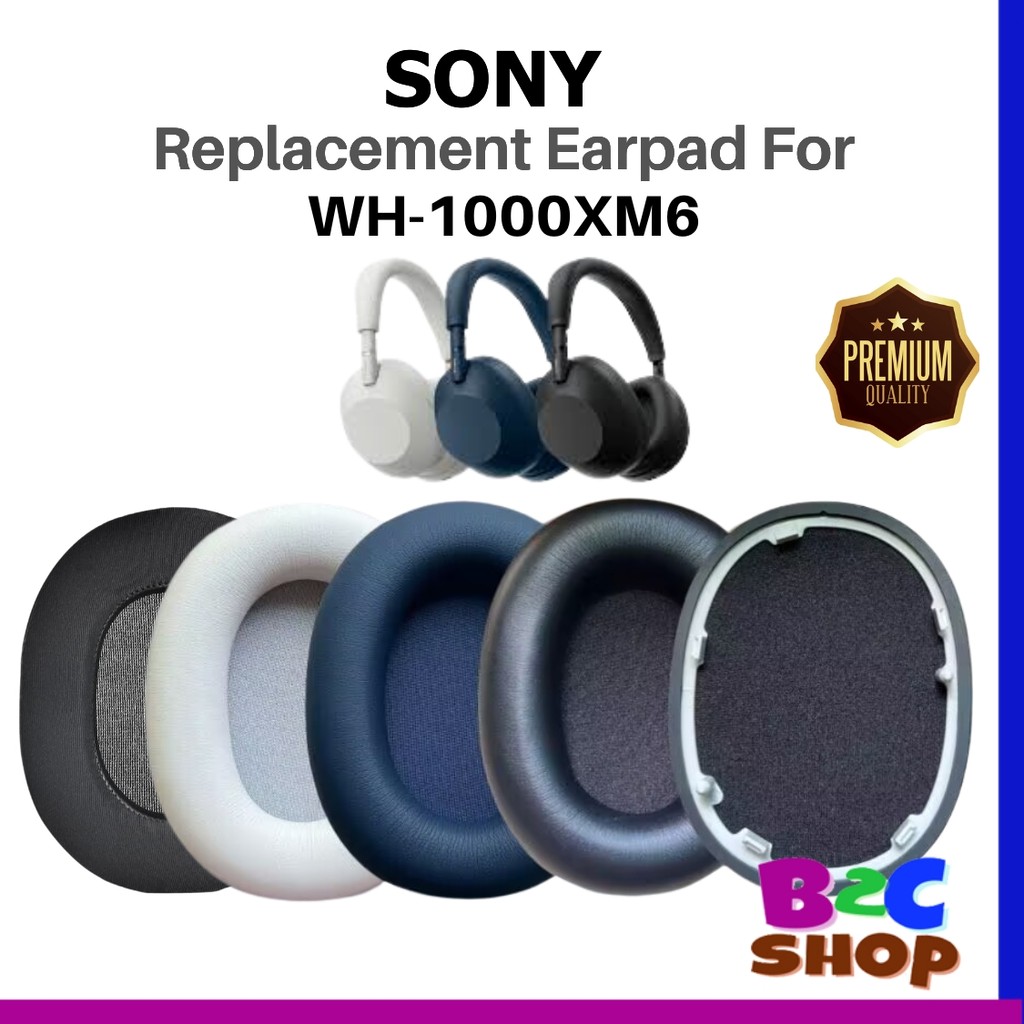 1Pair SONY WH-1000XM6 1000XM6 Headphone Replacement Leather Ear Pads ...