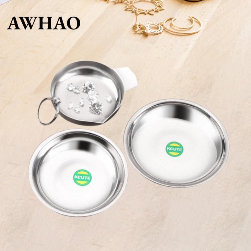 AWHAO Set of 3 Mini Weighing Trays for Electronic Balance Use in ...