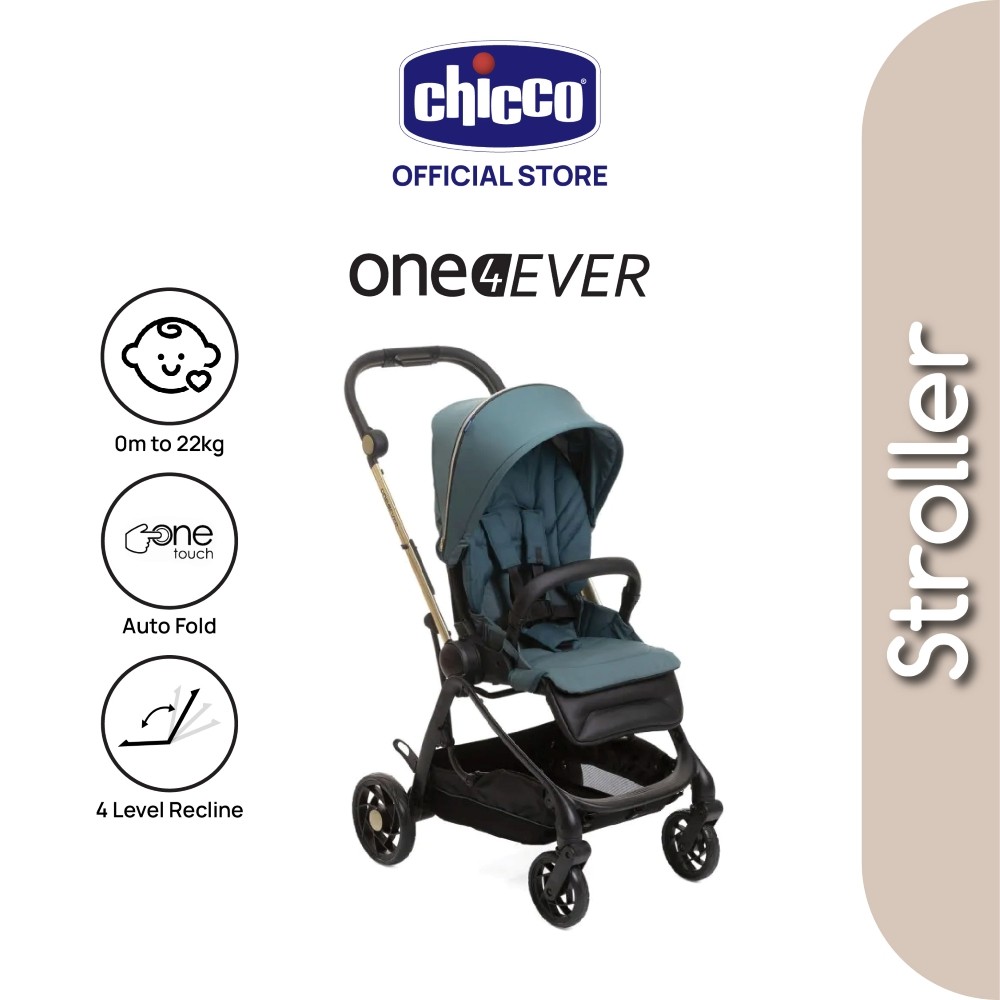 [Box Slightly Dented] Chicco One4Ever Auto Fold Newborn Two Ways ...