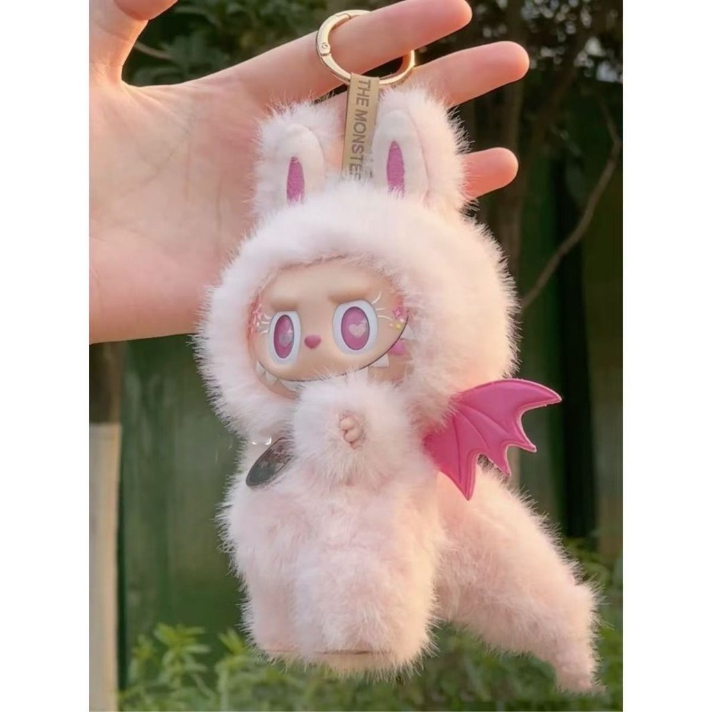 Pop Mart Modified labubu Angel labubu Vinyl Doll Pendant Standing ...