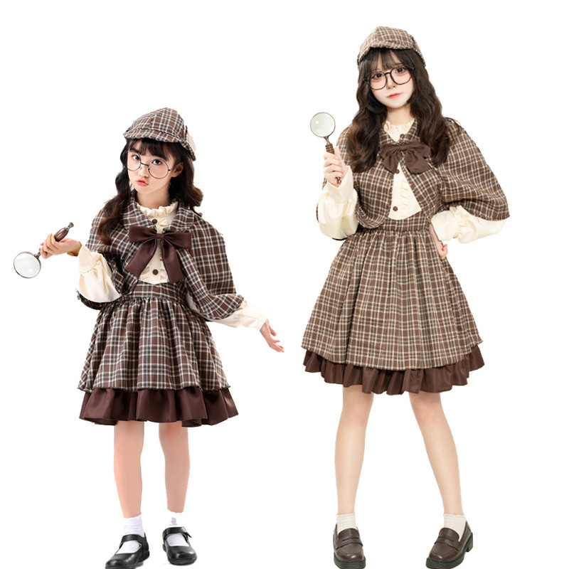 Halloween Sherlock cosplay Sherlock Holmes Parent-Child British ...
