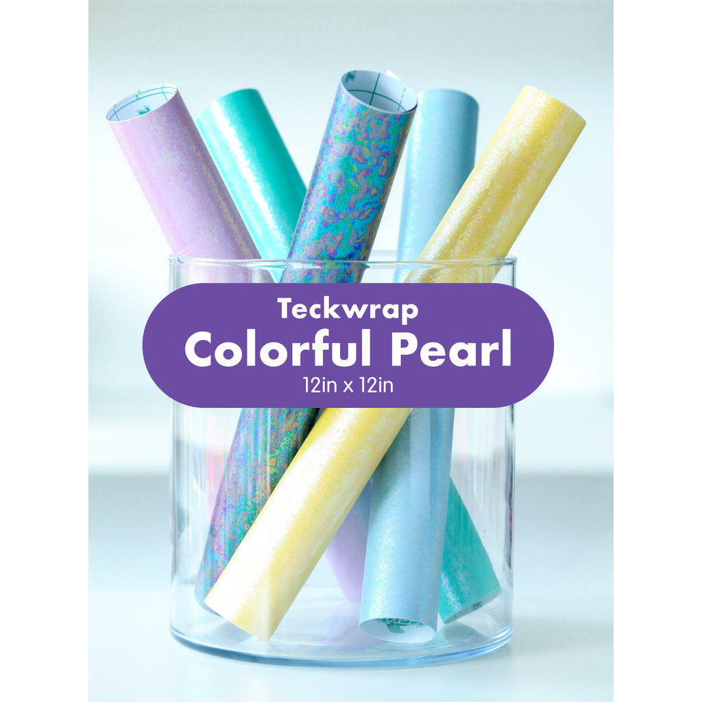 Colorful Pearl Adhesive Vinyl Sticker (12in x 12in) | Shopee Malaysia