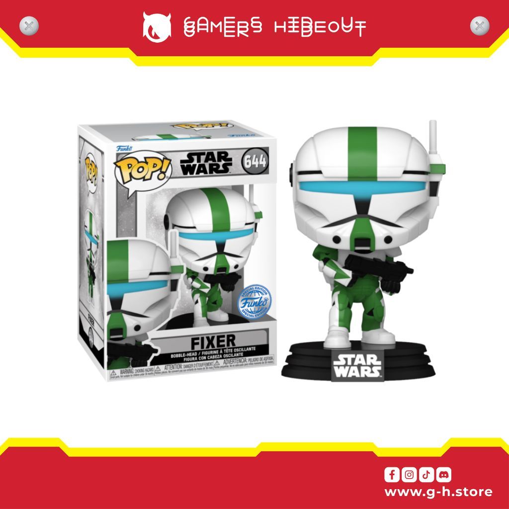 Funko POP Games: Star Wars: Republic Commando - Fixer (IE) | Shopee ...