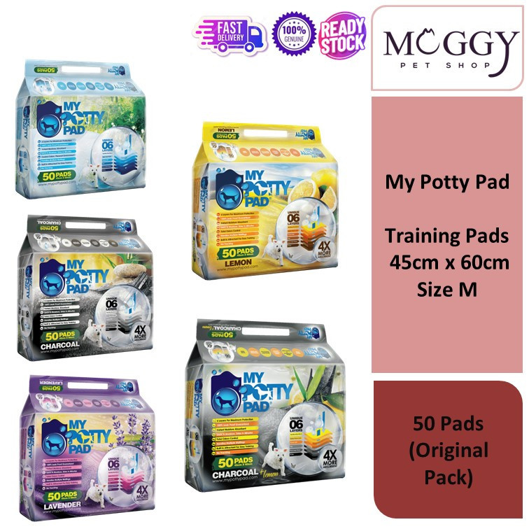 My Potty Pad Training Pad Size M ( 45cm x 60cm ) | Shopee Malaysia