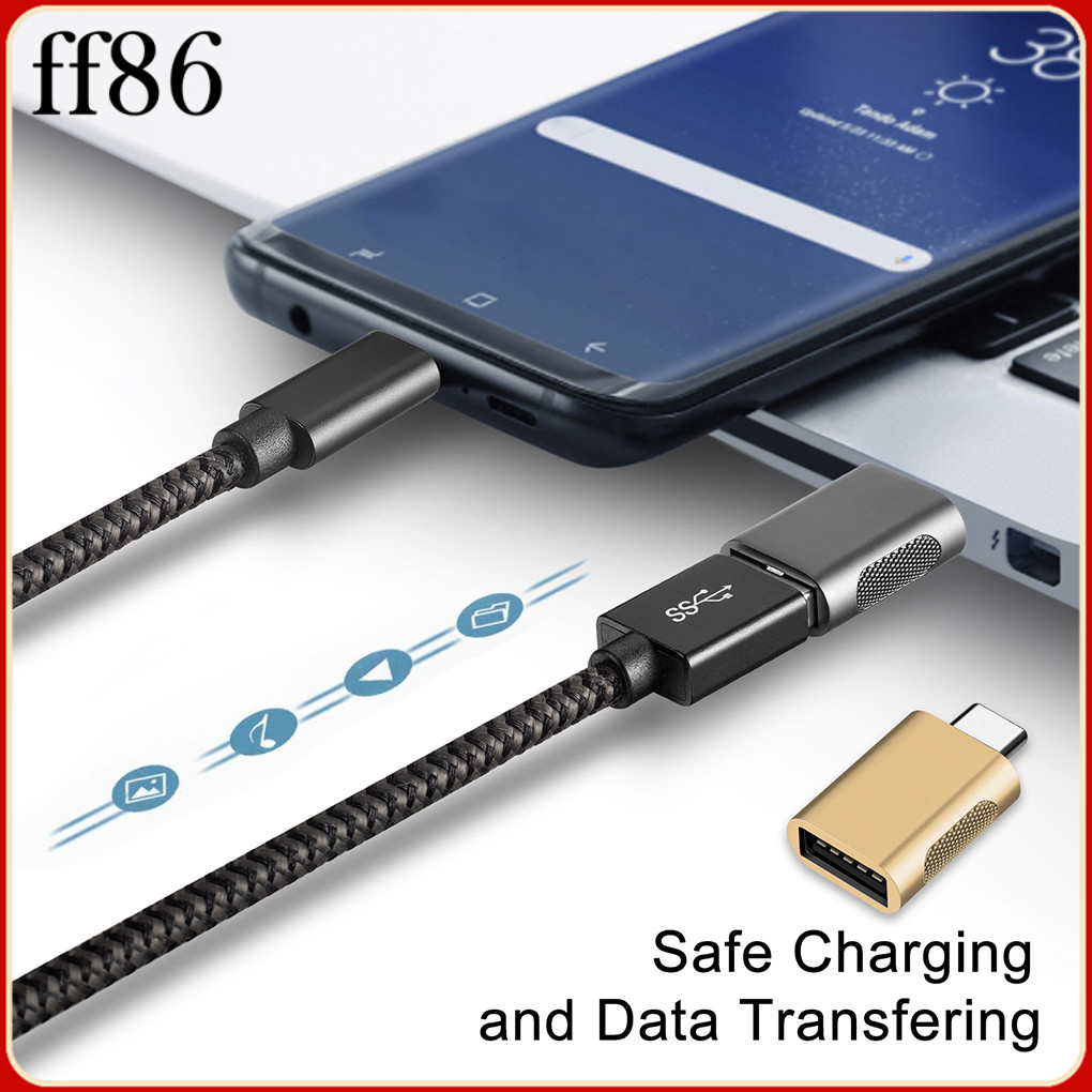 1/2/3 Type C to USB 3.0 Adapter Fast Charger Universal Alloy Multi ...