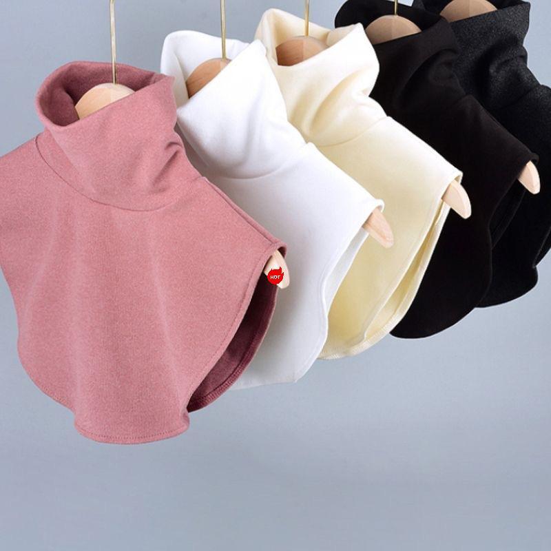 Womens Turtlene Detachable Mo Ne Collar Hijab Extension Solid Color ...