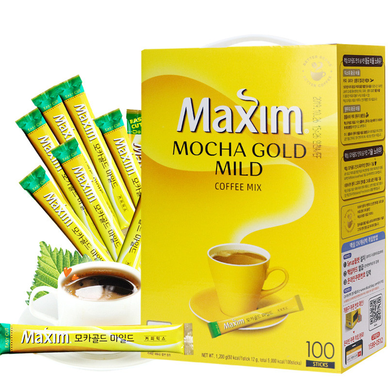 Maxim Coffee Powder Maxim 3 in 1 Imported from Korea Mocha Instant 100 ...