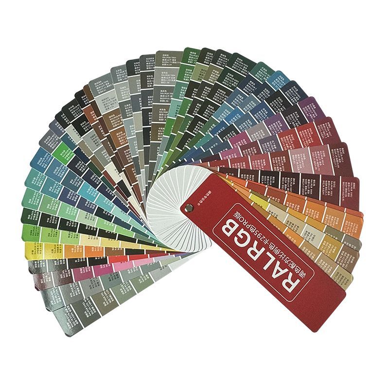 RAL Paint Color Card - Formula Ratios for Furniture Repair & Leather ...