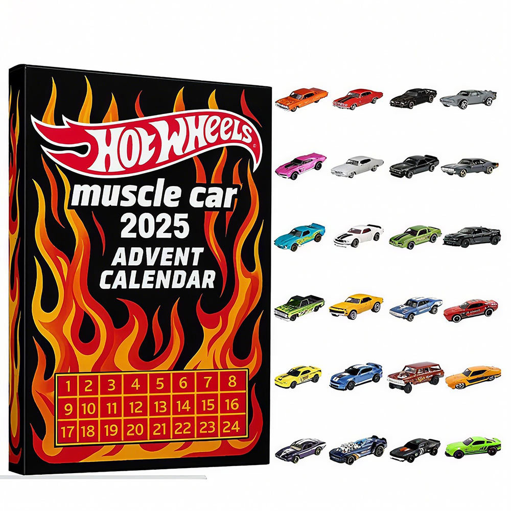 Hot Wheels toy car calendar blind box 2025 Advent Calendar | Shopee ...