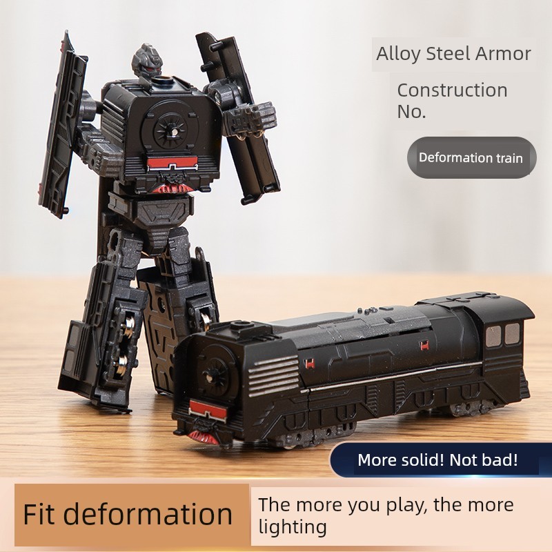robot toys mechamato toy Pembinaan Super Alloy Steel Armor Beast Train ...