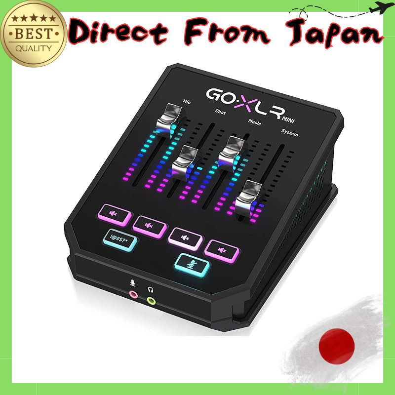 Online streaming mixer and USB audio interface GO XLR MINI with TC ...