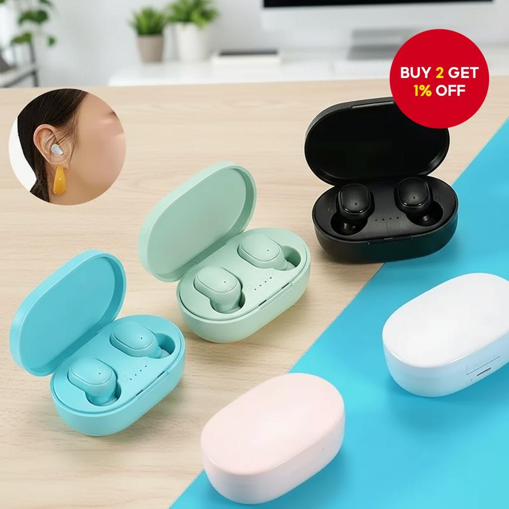 A6S TWS Bluetooth Wireless Earphones In-ear Headphones Lightweight ...