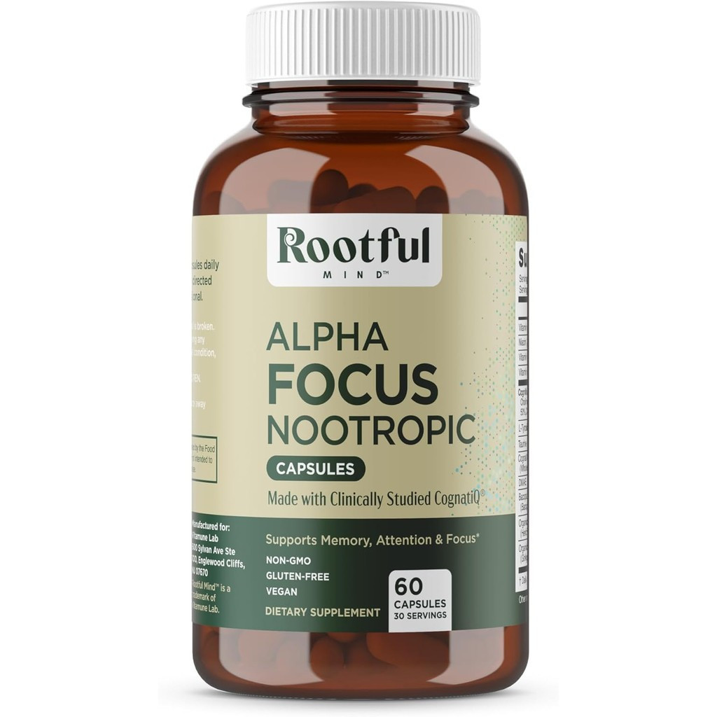 Alpha Focus Nootropic - Memory Booster Supplement with Choline ...
