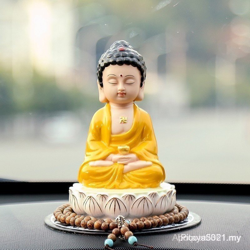 Home Decoration Chinese Style Zen Ceramic Small Tathagata Car ...