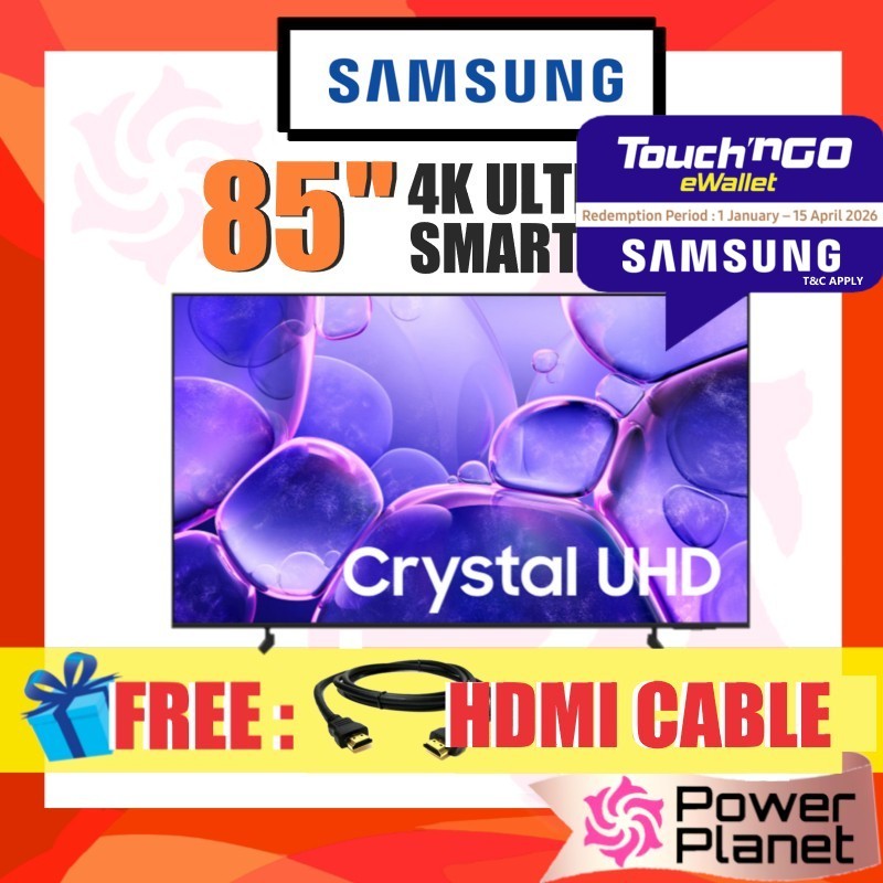 [TNG] [FREE HDMI CABLE] Samsung 85'' UA85U8000FKXXM Crystal UHD U8000F ...