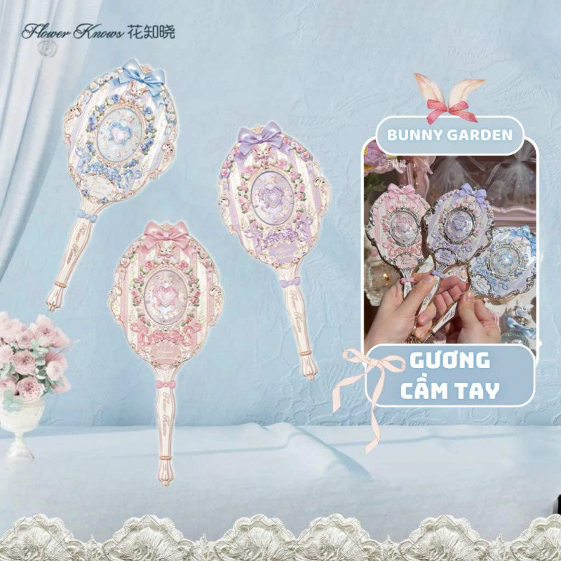 Flower Knows Hand Mirror Bunny Garden Collection Makeup Flower Knows ...
