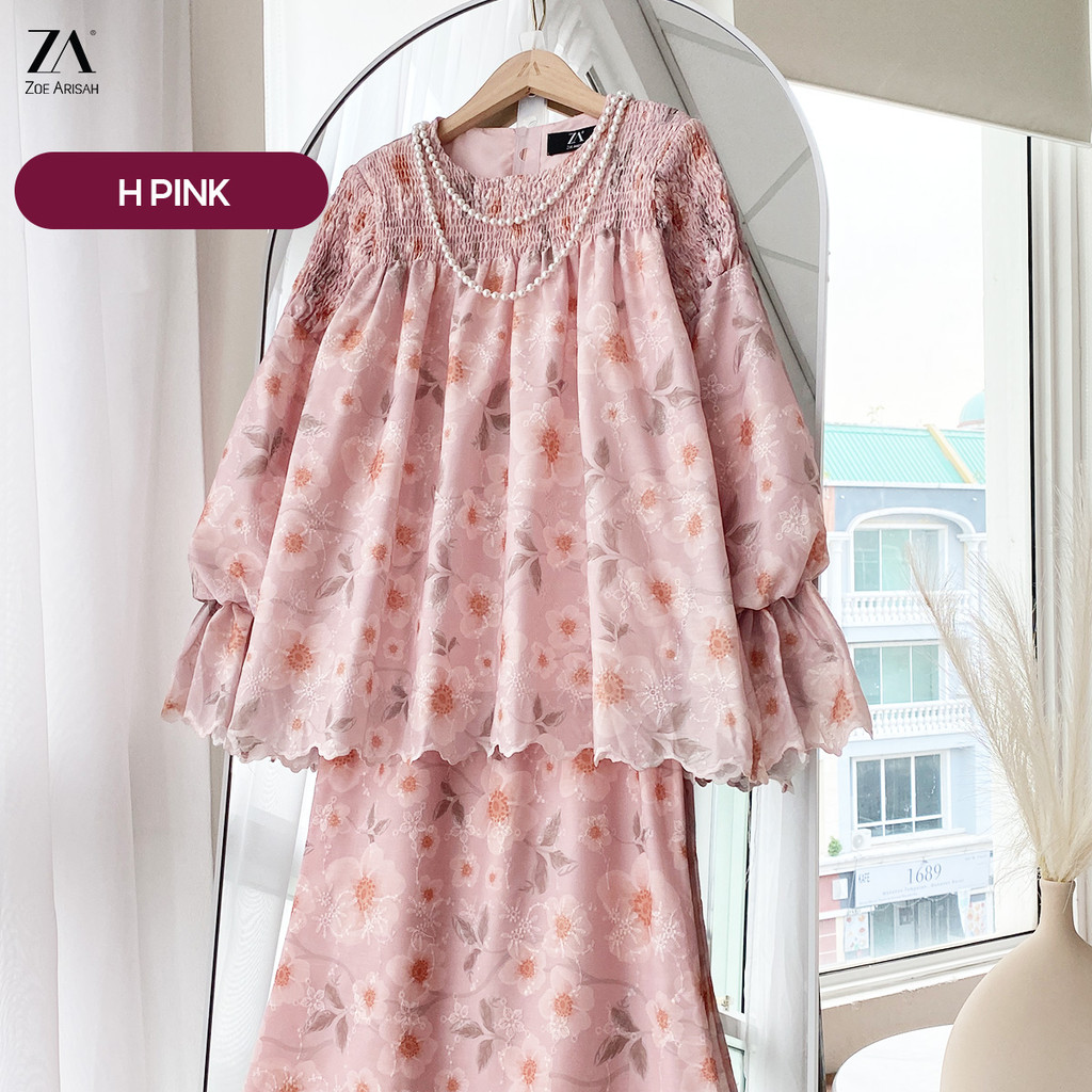 Zoe Arisah Asfera Kurung Moden Sulam Muslimah Zoe Arissa PREMIUM Wanita ...