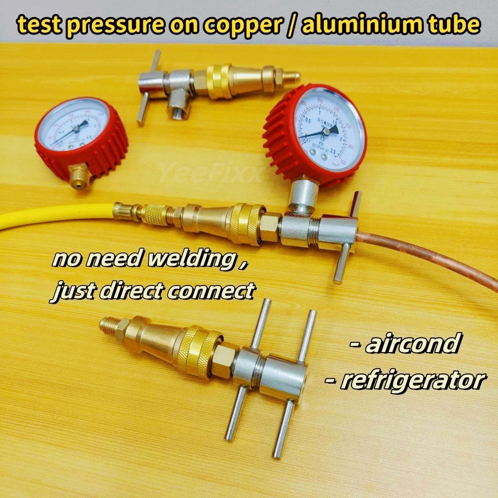 Refrigerator pressure test plumbing fluoride direct quick connector 1/4 ...