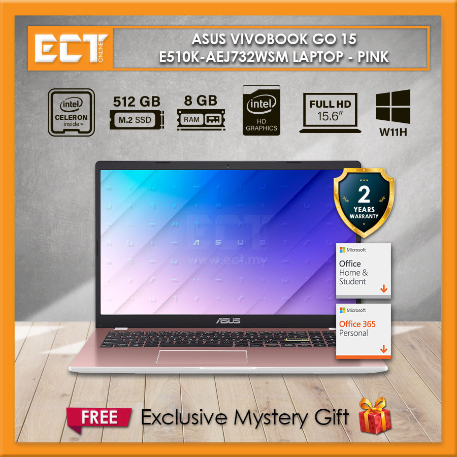 Asus VivoBook Go 15 E510K-AEJ731/732/733WSM Laptop (Cel N4500 2.80GHz ...