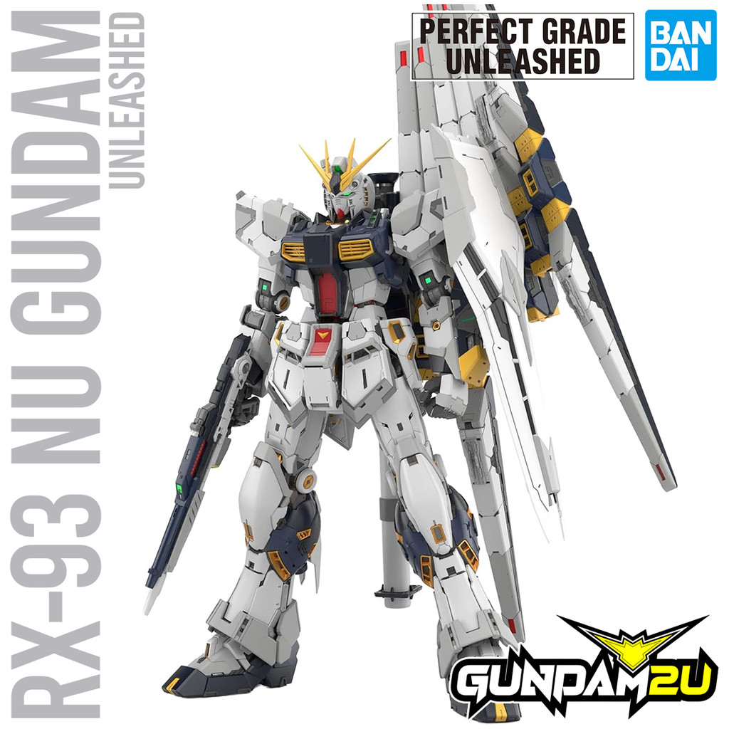 BANDAI PGU 1/60 RX-93 NU Gundam - Model Kit Perfect Grade Unleashed PG ...