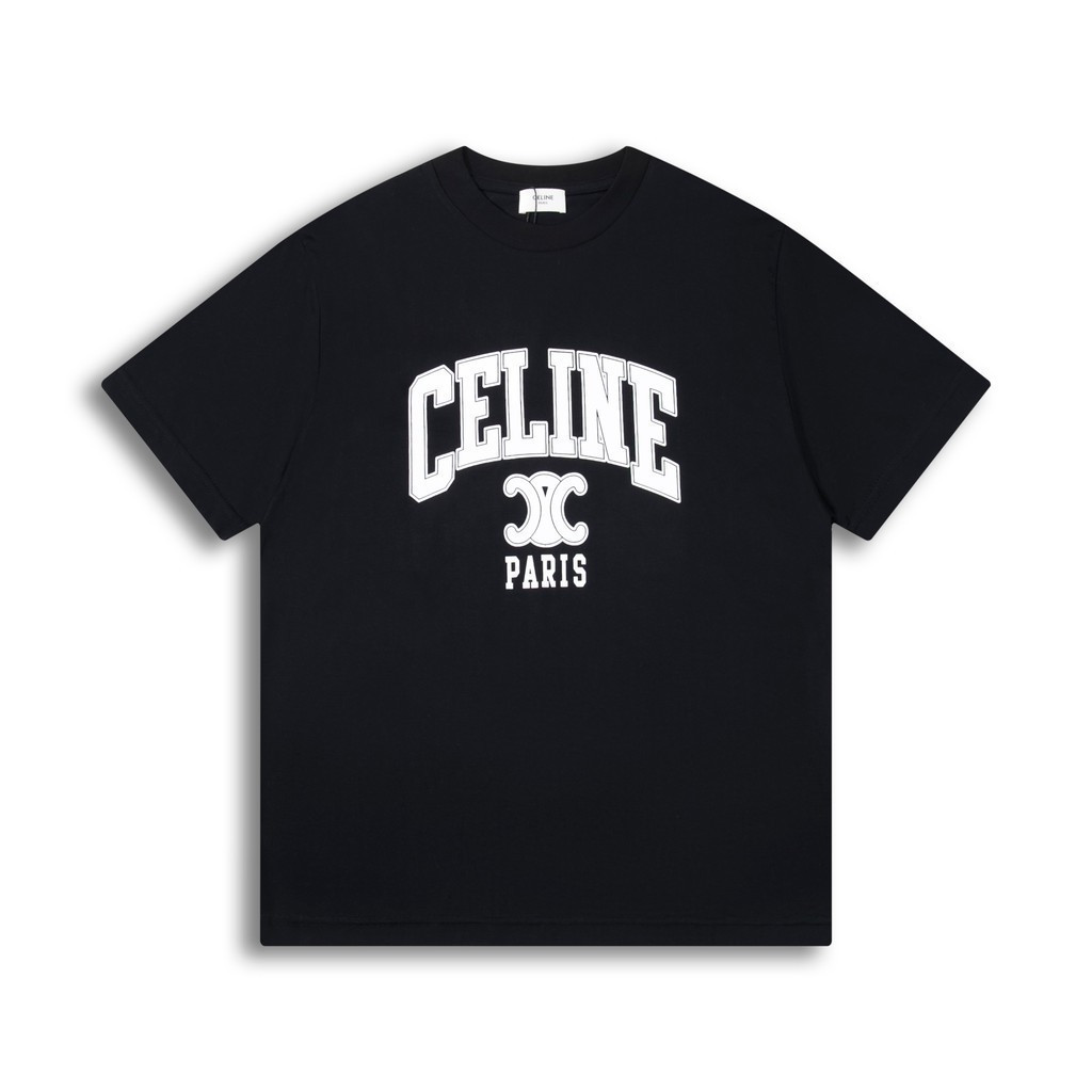 Celine/Celine 2026 Early Spring New Style Short-Sleeved T-Shirt Men's ...