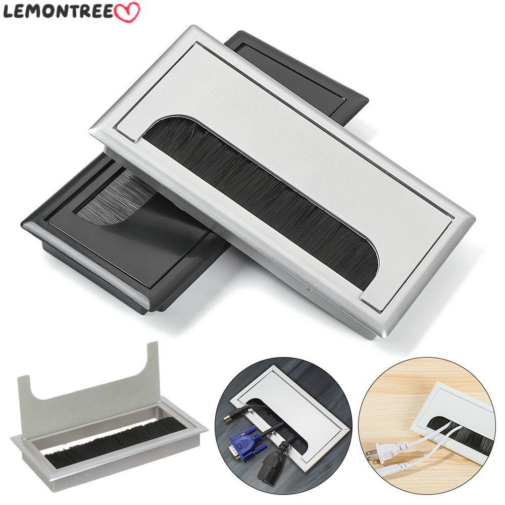LEMONTREE Wire Box Rectangle Grommet Hole Cover Outlet Port Wire Hole ...