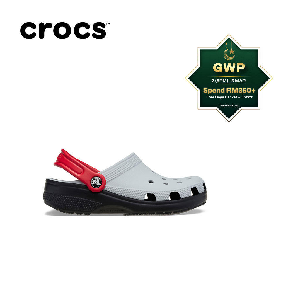 Crocs Kids Classic Retro Sport Clog - Mirage | Shopee Malaysia
