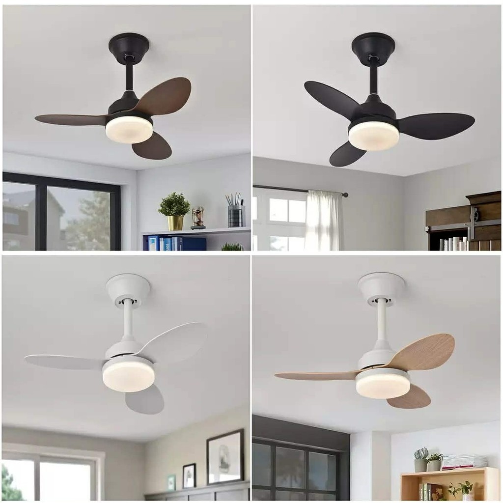 Mini Ceiling Fan with Light (Hook Type) Remote Kipas Siling KDK DEKA ...