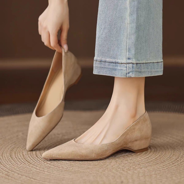 Stylish Pointed Toe Pumps - Women's Autumn Fashion | Versatile Casual ...