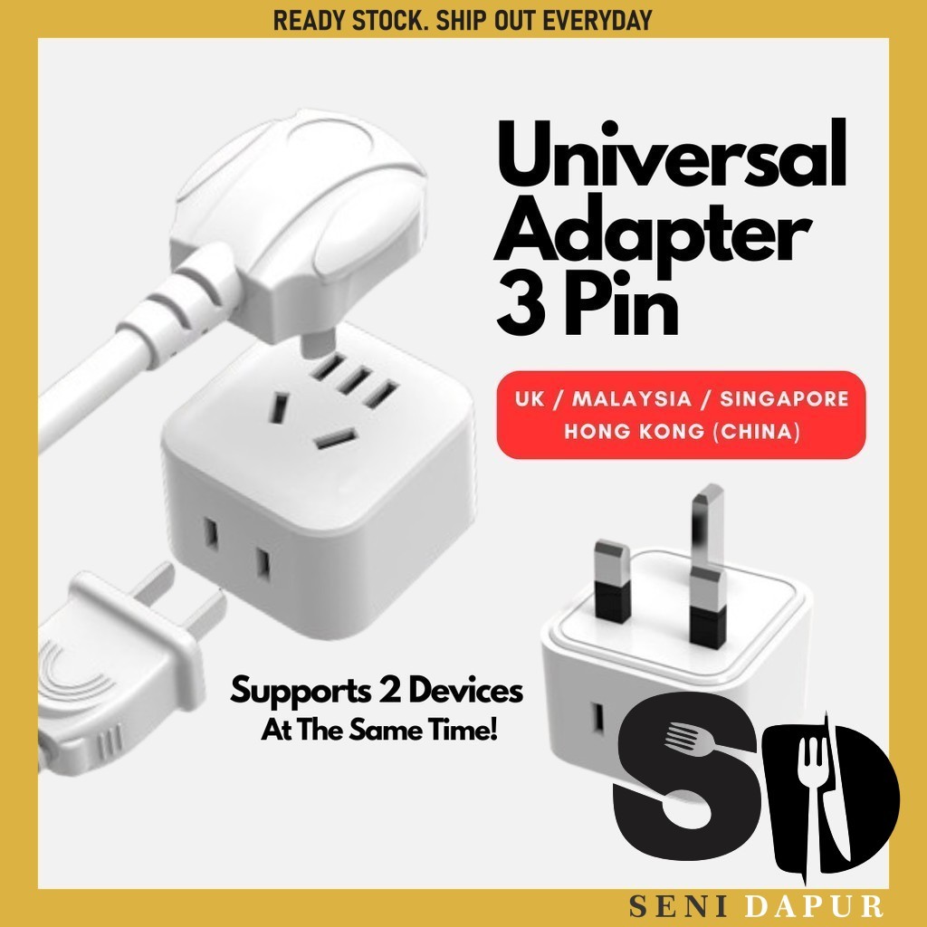 SD Universal Adaptor China Plug Power Socket Converter 2/3Pin Safety ...