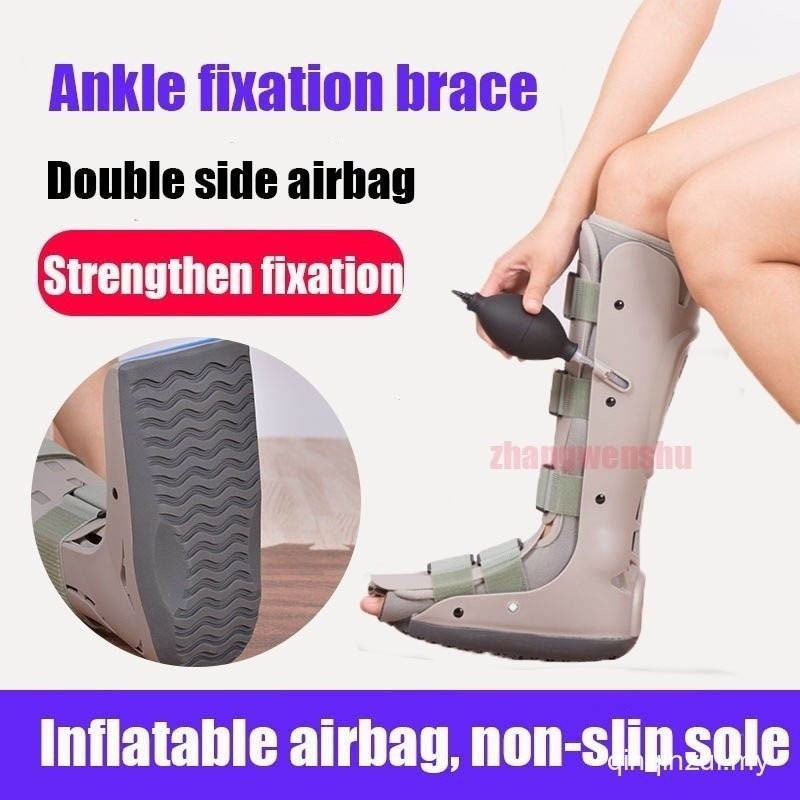 (Doctor recommended) adjustable foam pneumatic walking boot ankle ...