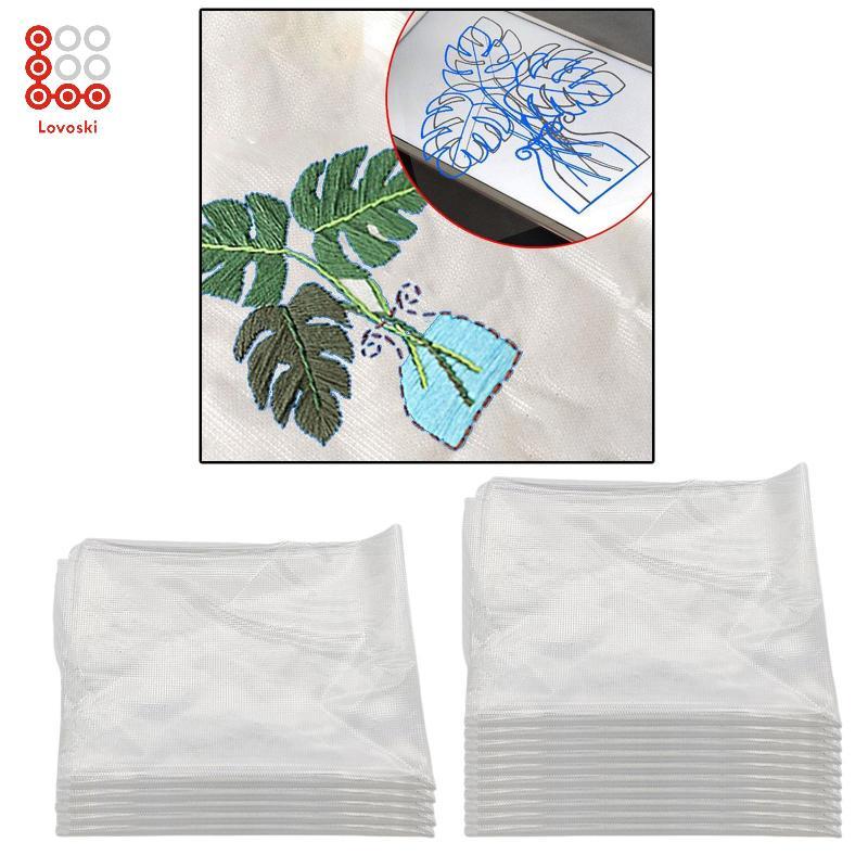 [Lovoski] 5/10Sheet Tear Away Machine Embroidery Stabilizer Backing ...