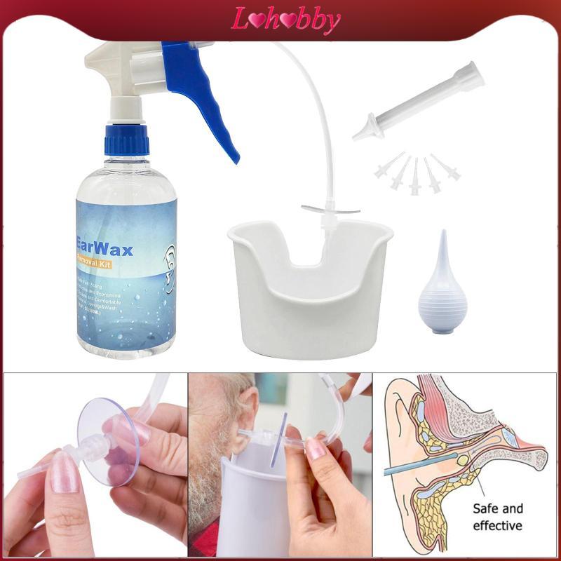 [Lohobby] Earwax Removal Kit Washer Cleaner Tool With Squeeze Bulb ...