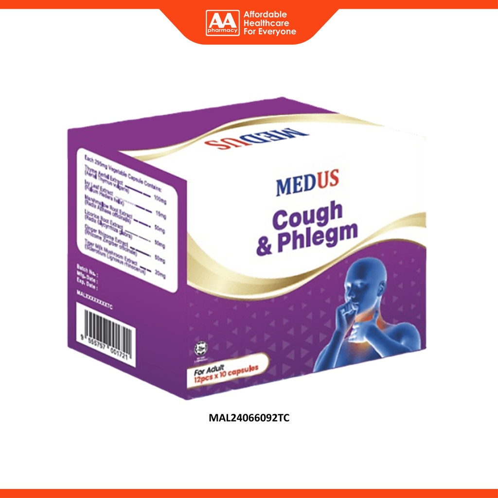 Medus Cough and Phlegm Capsule (12 x 10's) | Shopee Malaysia