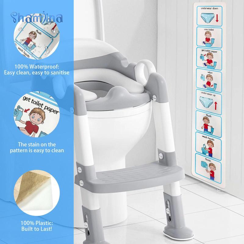[Shamjina] Potty Chart Learning Material Early Education Toilet ...