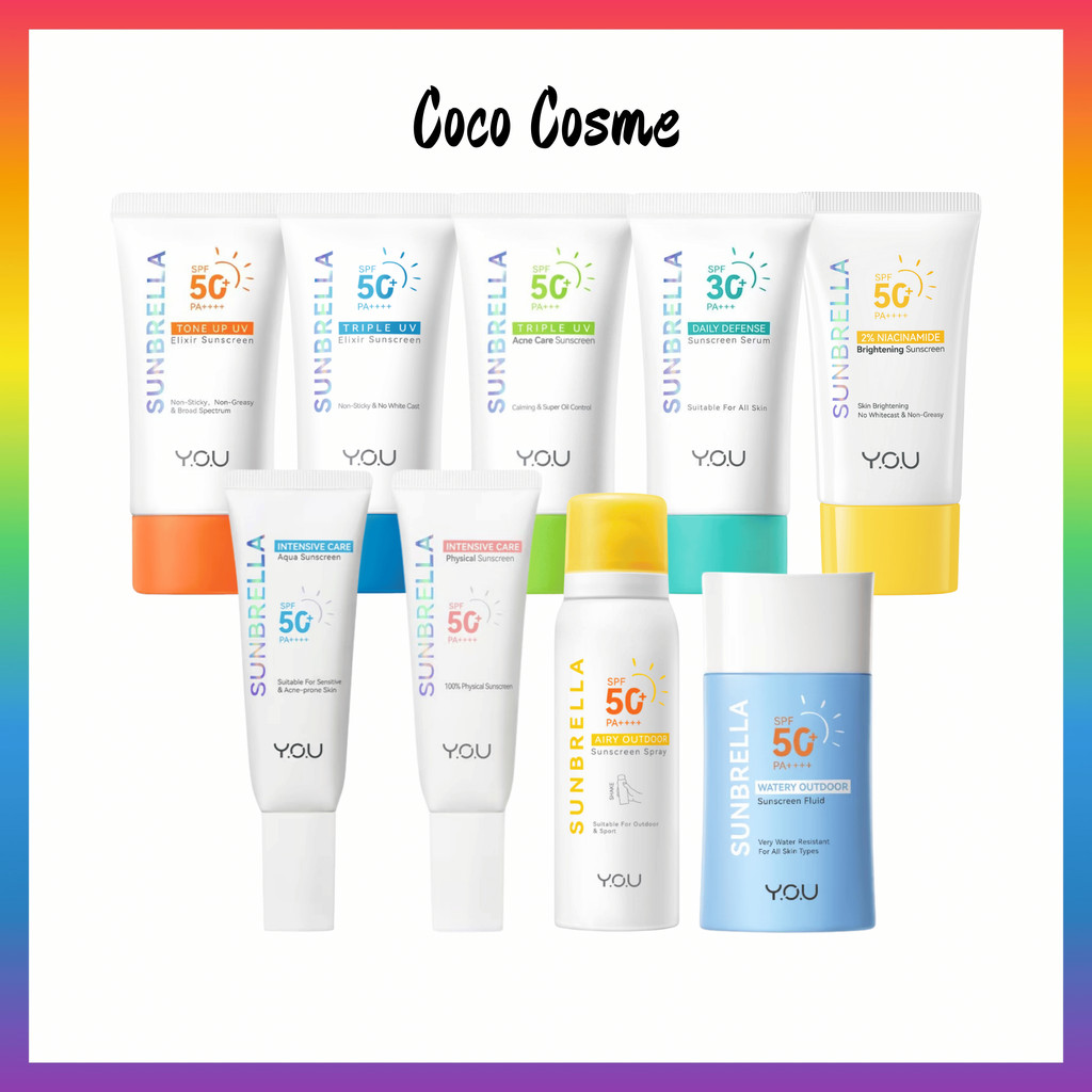 YOU Sunscreen Sunbrella Series (Airy Outdoor Spray / Triple UV / Tone ...