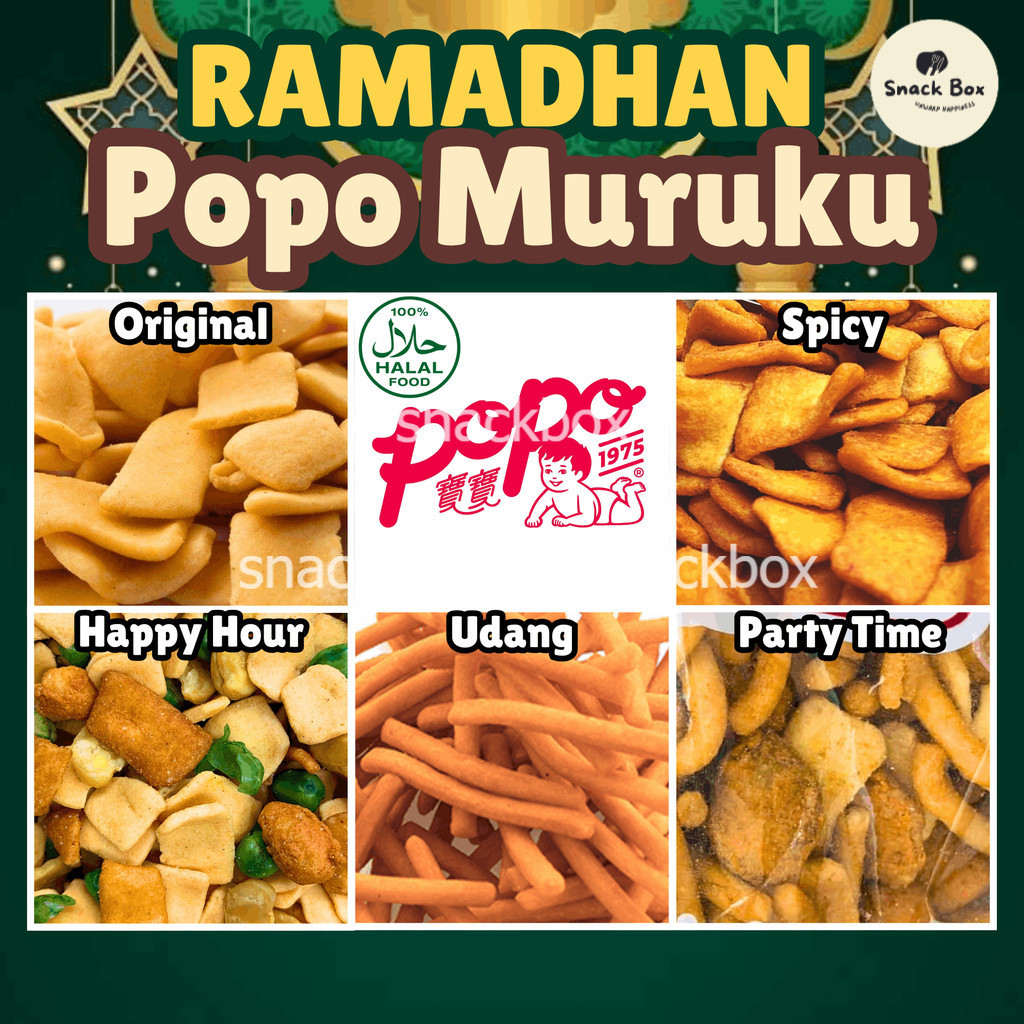 [HALAL] Popo Muruku Ikan Original / Sweet Spicy / Happy Hour 250g ...